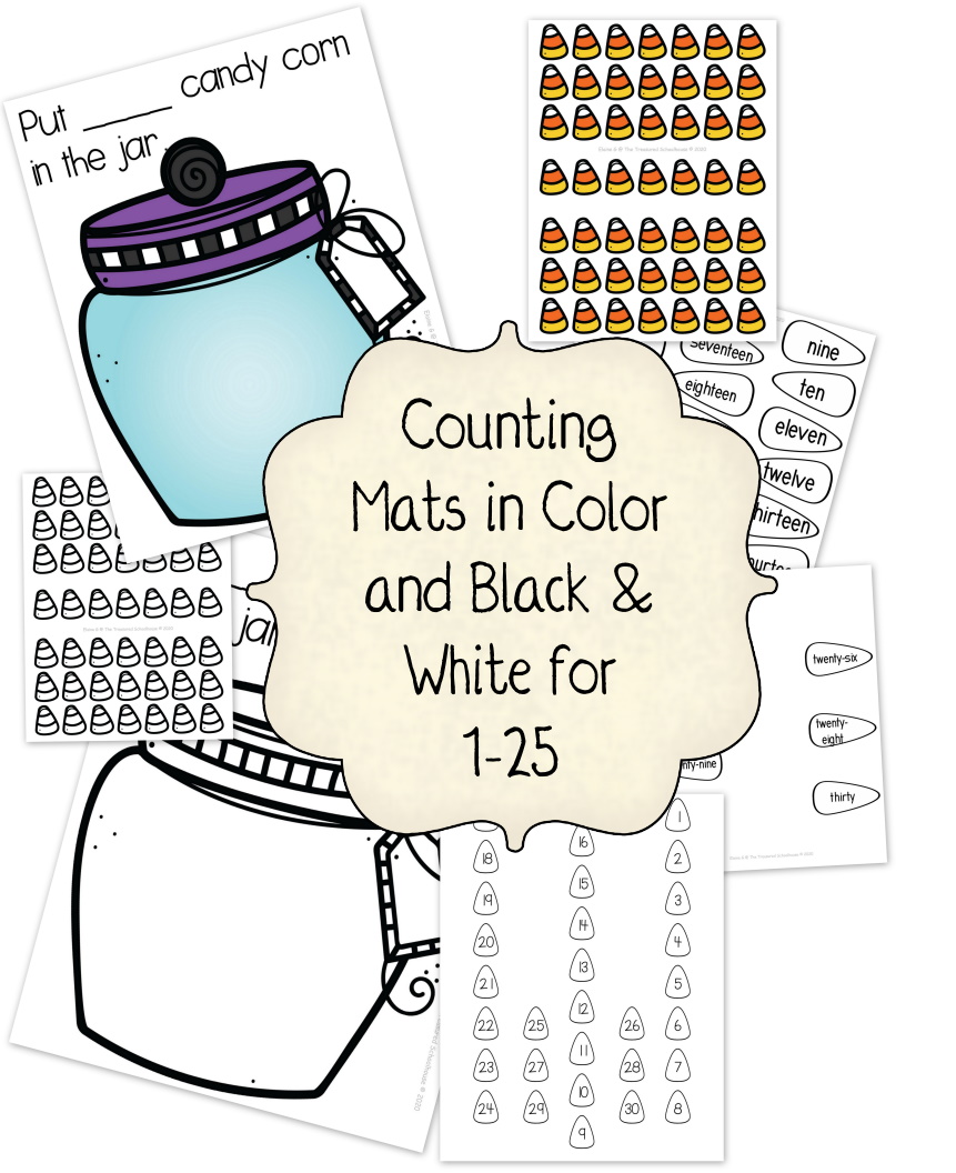 Candy Corn Math Pack for Halloween - Classful