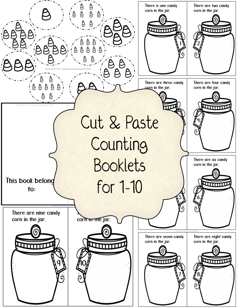 Candy Corn Math Pack for Halloween - Classful