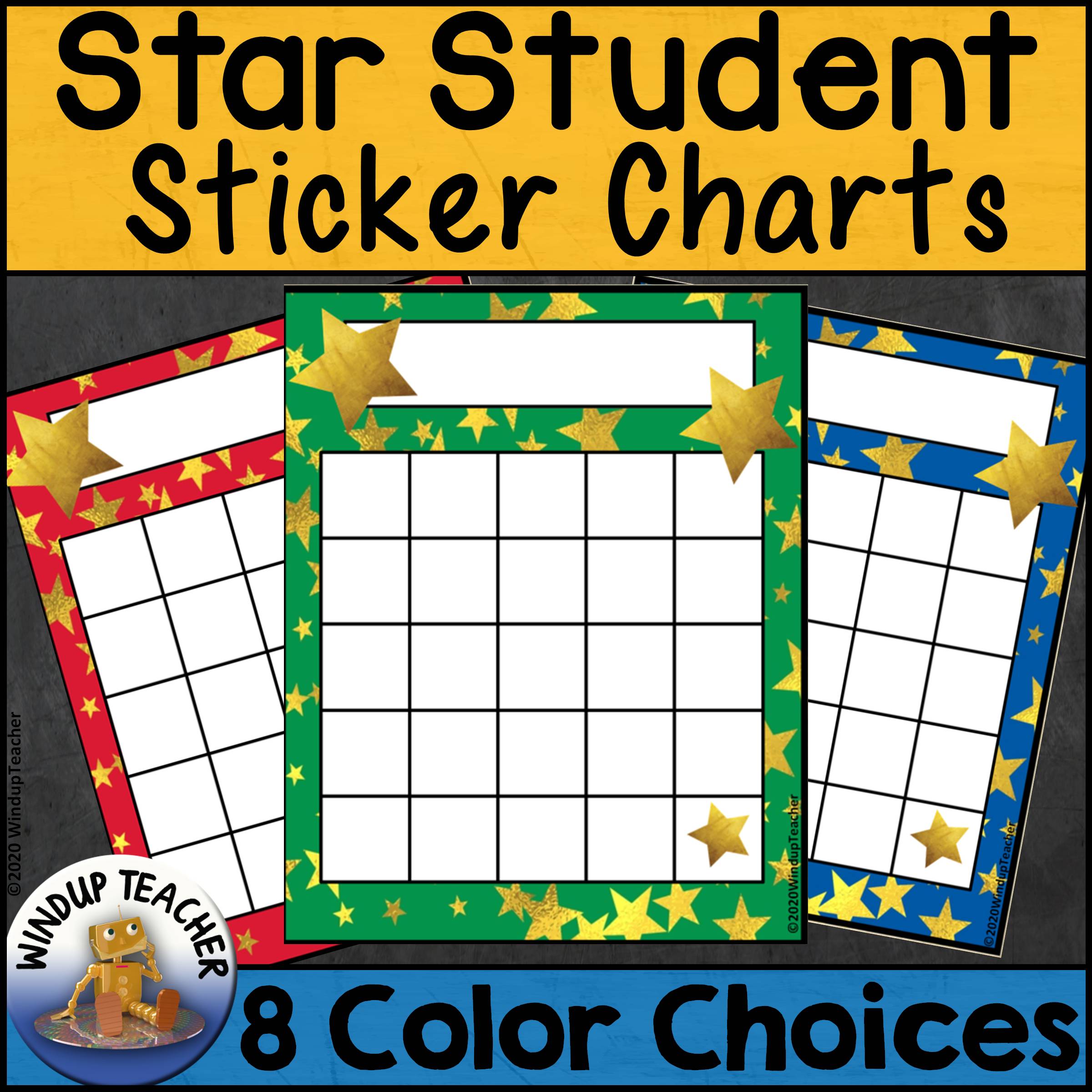 Star Sticker Charts - Classful