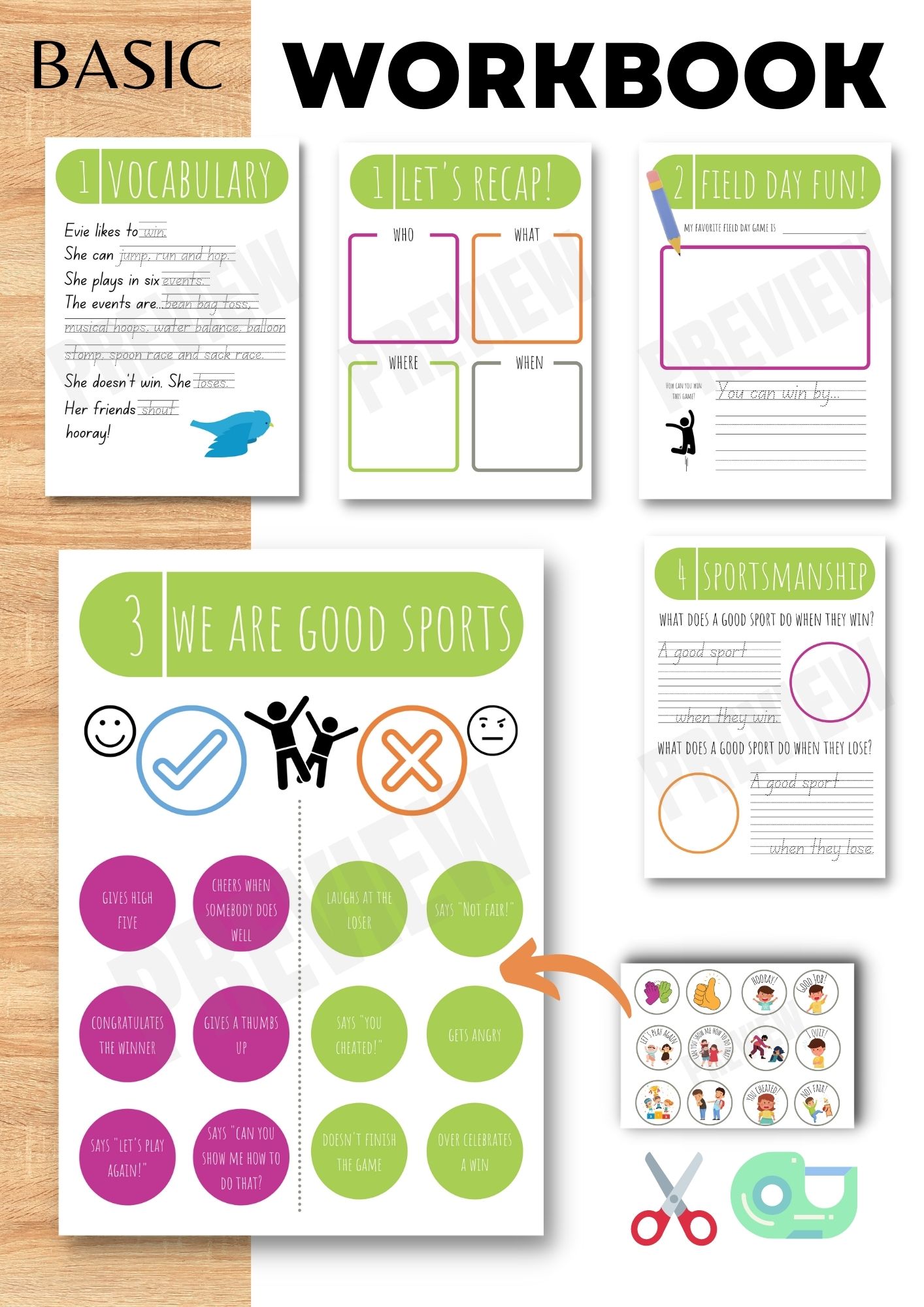 EVIE'S FIELD DAY WORKBOOK AND STORY COMPANION - Classful