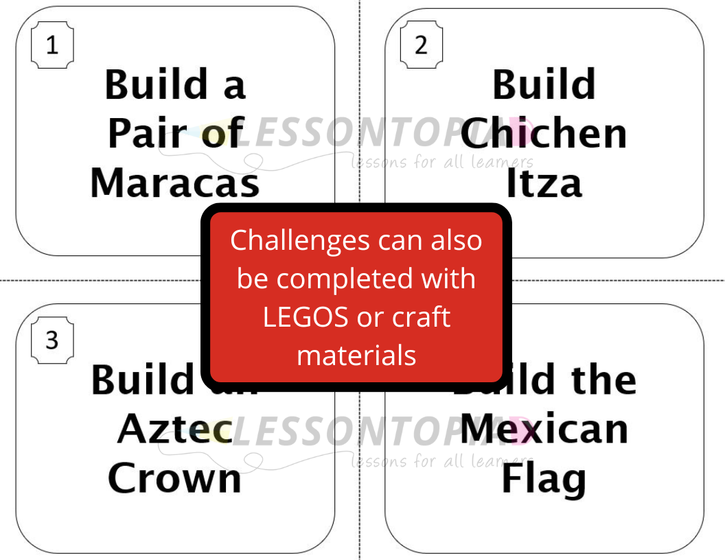 Minecraft Challenges | Mexico | STEM Activities - Classful