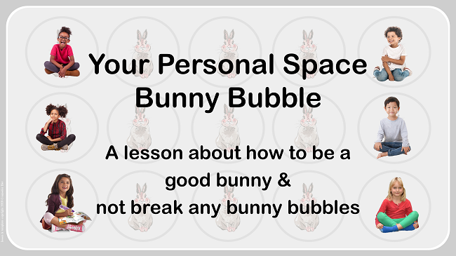 Ready to Use No Prep PERSONAL SPACE & SOCIAL SKILLS Bunny Bubble Social ...