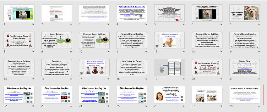 Ready to Use No Prep PERSONAL SPACE & SOCIAL SKILLS Bunny Bubble Social ...