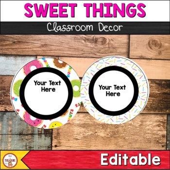 Sweet Treats Donut and Cupcake Theme Classroom Decor | Center Rotation ...