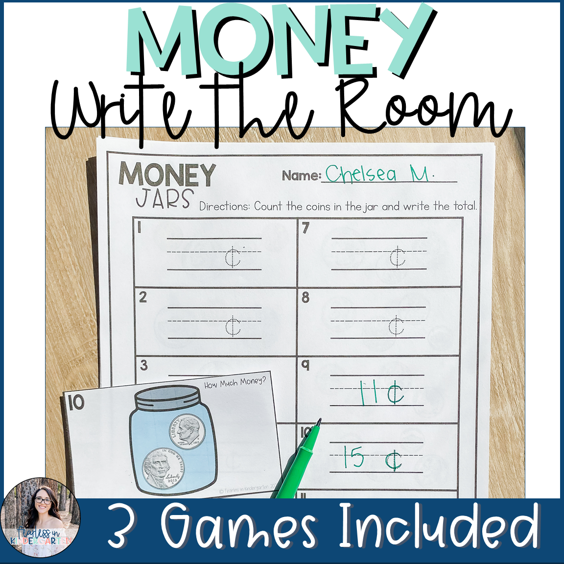 Counting Money Write the Room - Classful