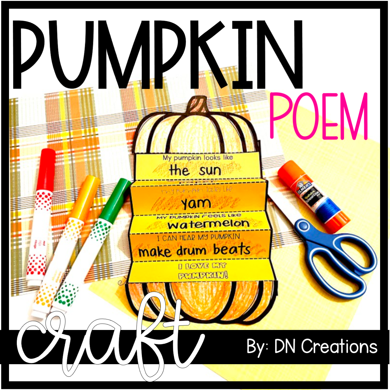 Pumpkin Poem Craft - Classful
