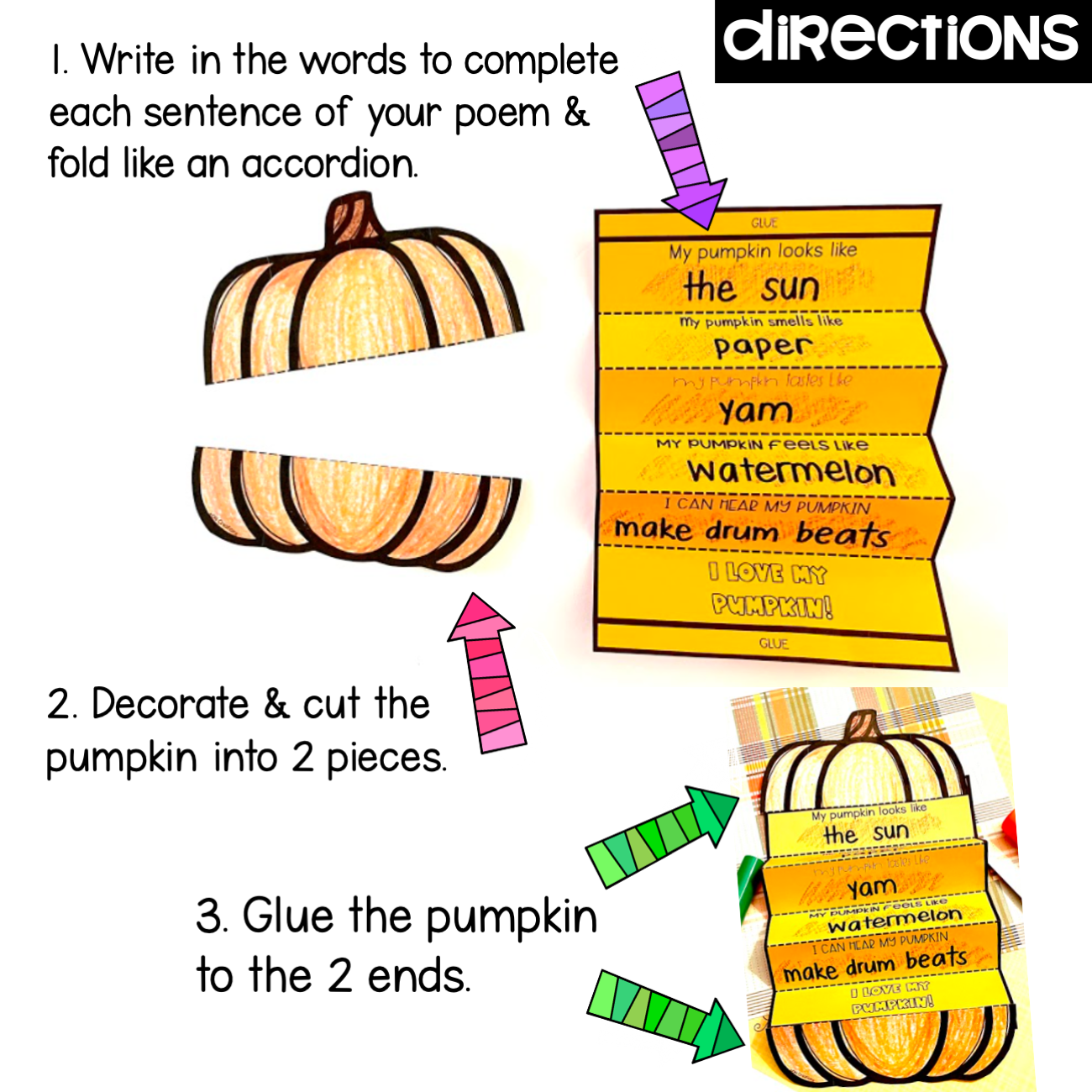 Pumpkin Poem Craft - Classful