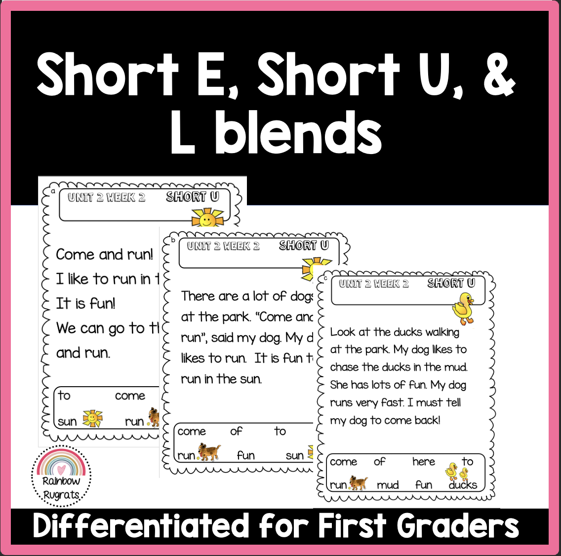 Benchmark Advance Unit 2 Fluency Passages | First Grade - Classful