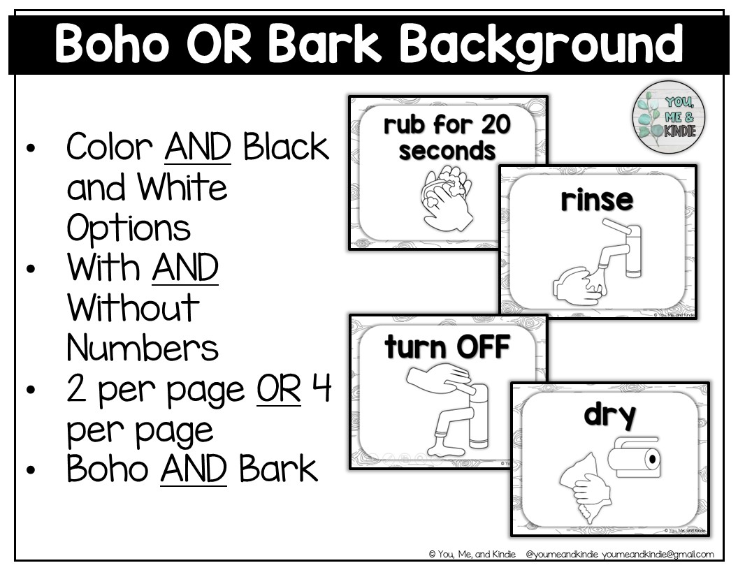 Bathroom Signs | Bathroom Rules Posters Boho - Classful