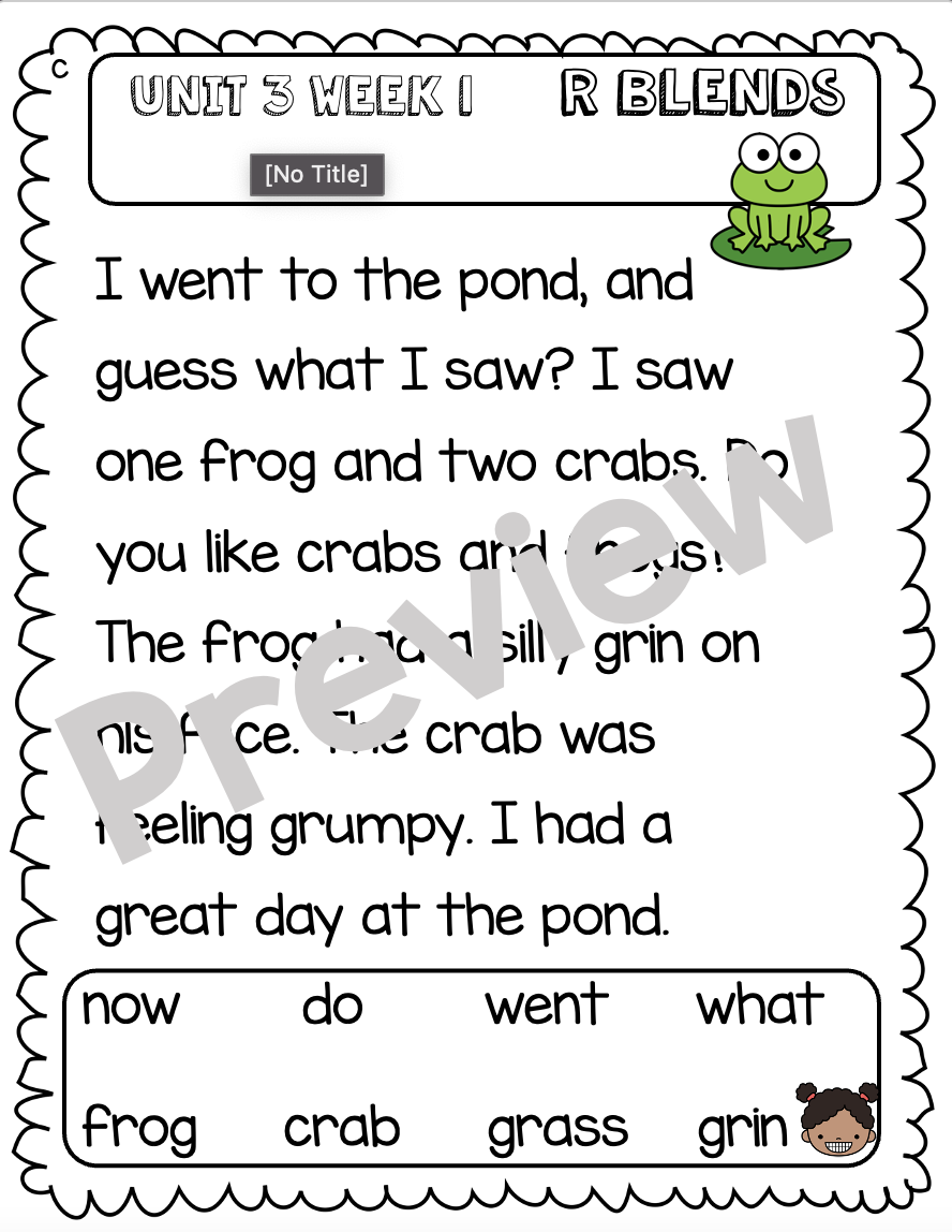 Benchmark Advance Unit 3 Fluency Passages First Grade - Classful