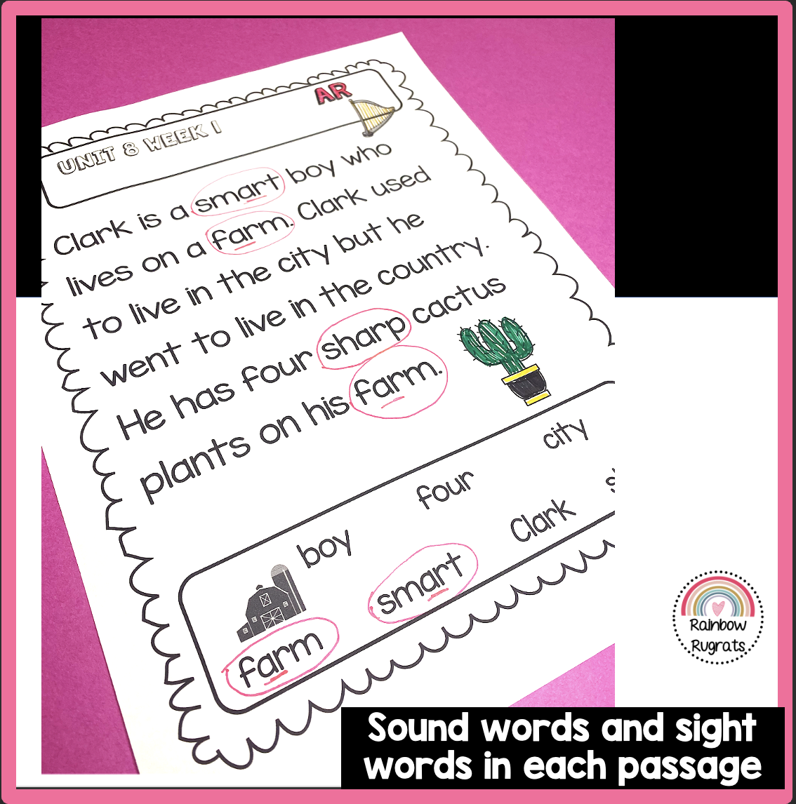 Benchmark Advance Unit 8 Fluency Passages | First Grade - Classful