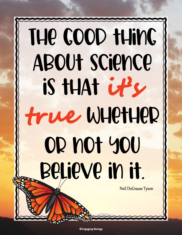 Science Classroom Inspirational Posters - Classful