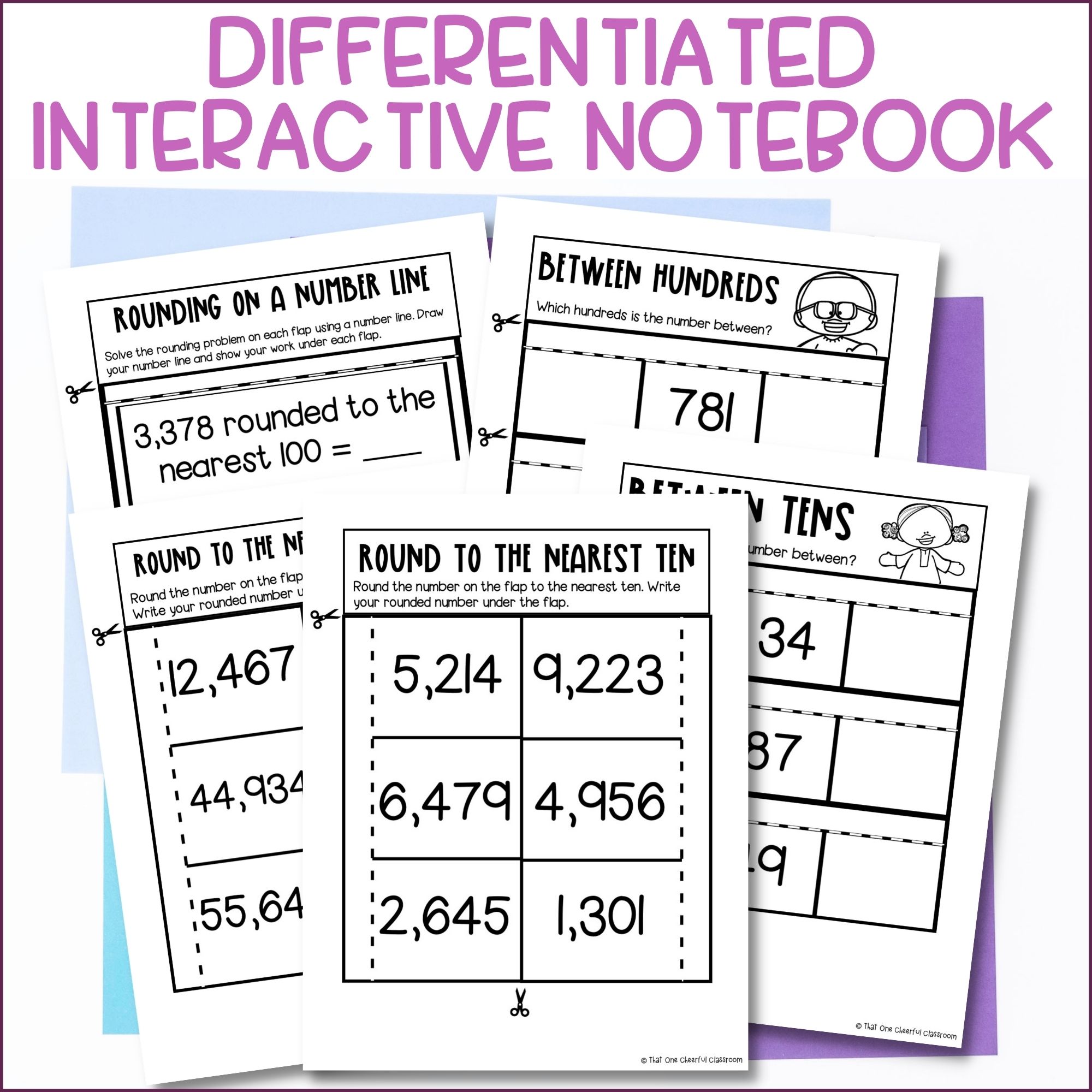 3rd Grade Rounding & Estimation Lesson Plans, Interactive Notebook ...