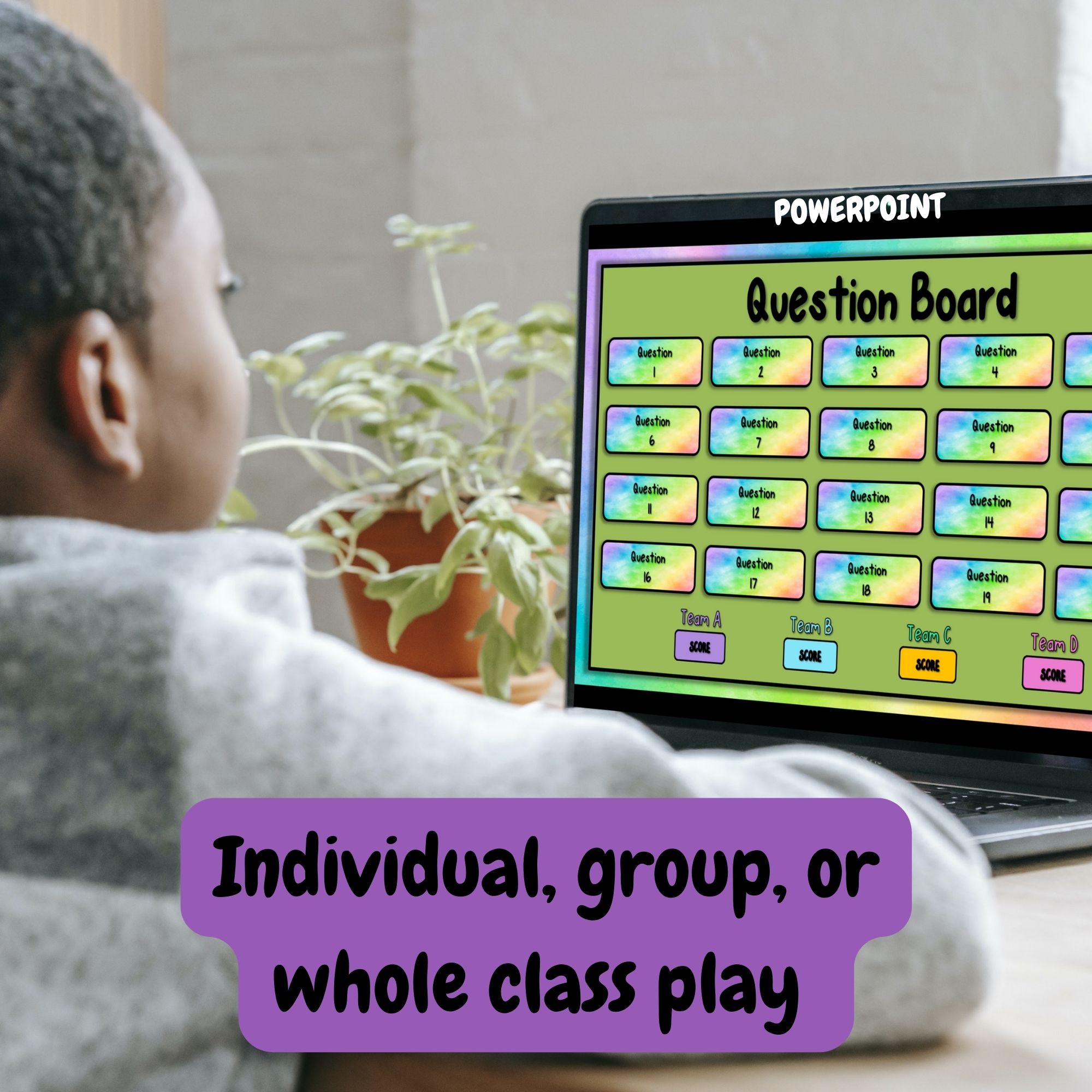 Rhyming Antonyms Game Show PowerPoint Activity - Classful