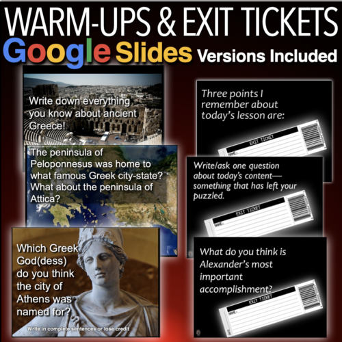 Ancient Greece Unit- PPTs, Guided Notes, Worksheets, Kahoot, Test ...