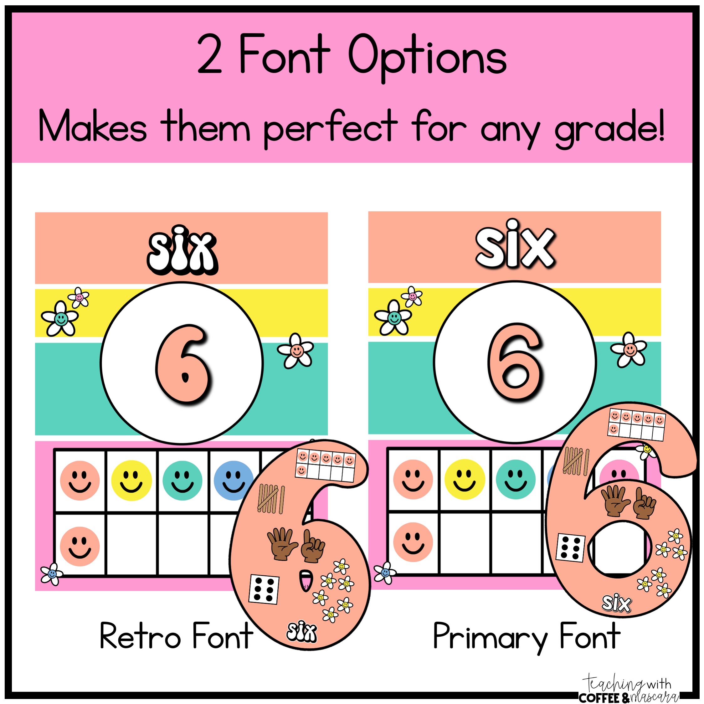 Numbers Posters 1-20 and More! - Classful