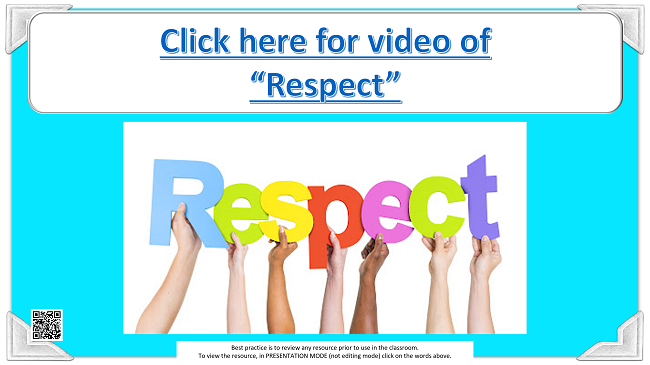 Ready to Use Social-emotional Learning SEL Lesson teaching Respect ...