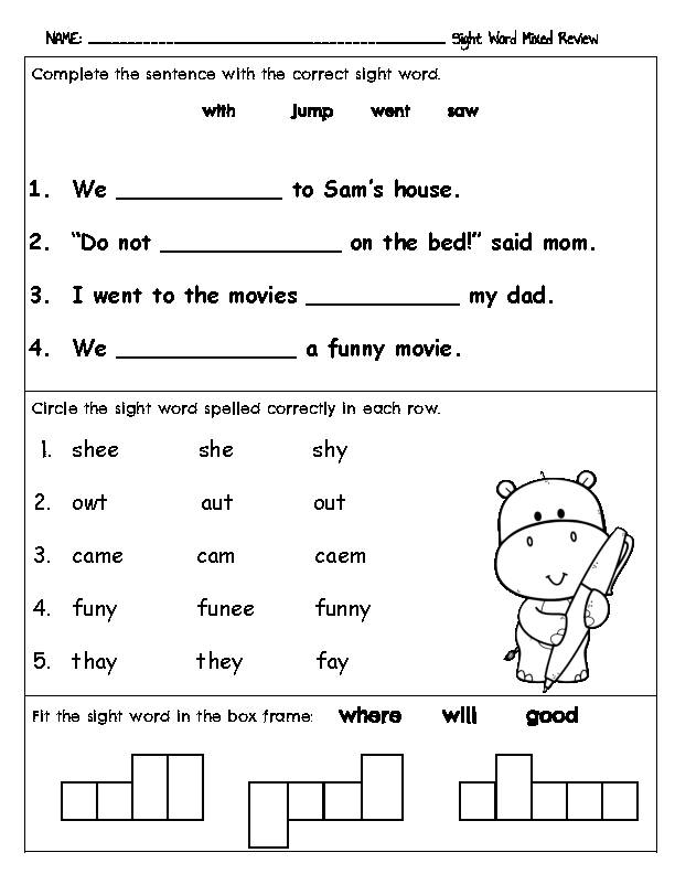 Let's Practice Sight Words Set 2 - Classful