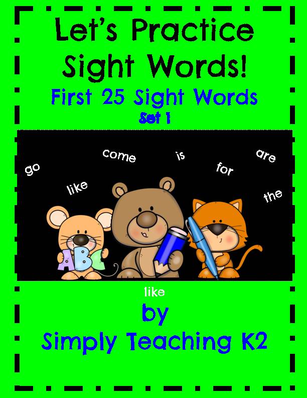 Let's Practice Sight Words - Classful