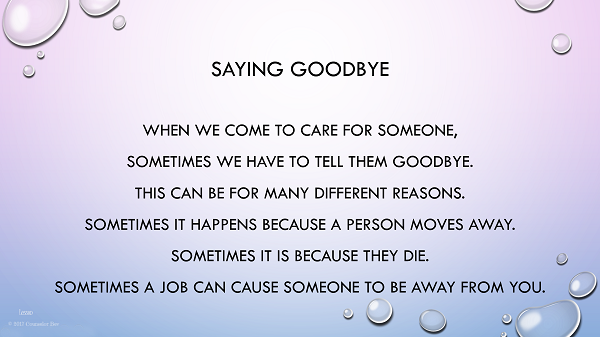 Ready to Use Social-emotional Learning Lesson About Saying Goodbye ...