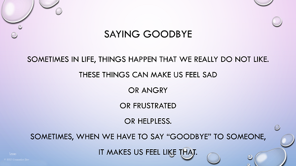 Ready to Use Social-emotional Learning Lesson About Saying Goodbye ...