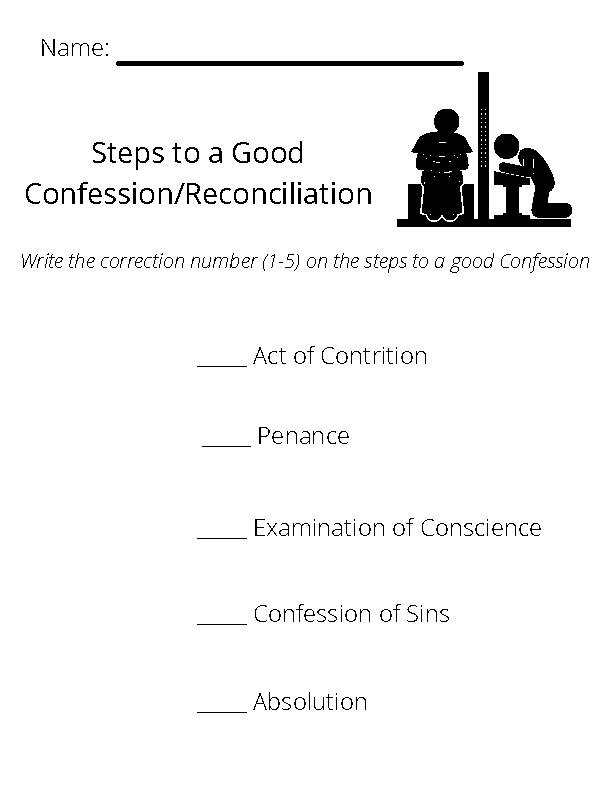 7 Sacraments of the Catholic Church (Worksheet or Quiz)-Answer Key ...