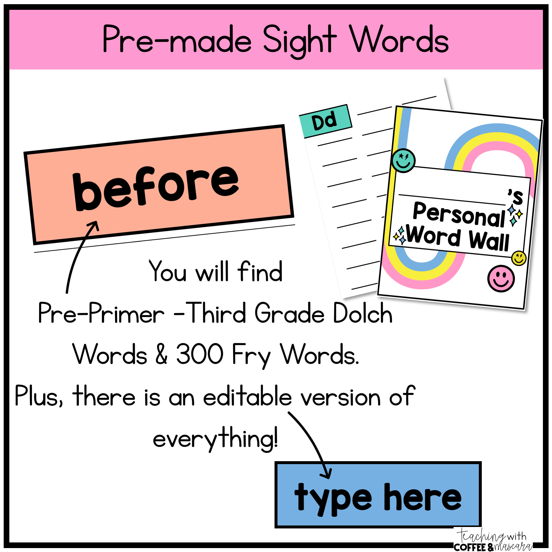 Portable Word Wall - Classful