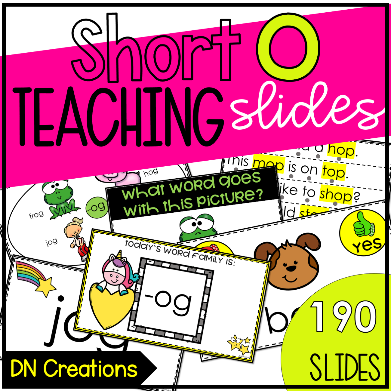 Phonics Teaching Power Point slides | Short Vowel O Lesson Plans l CVC ...