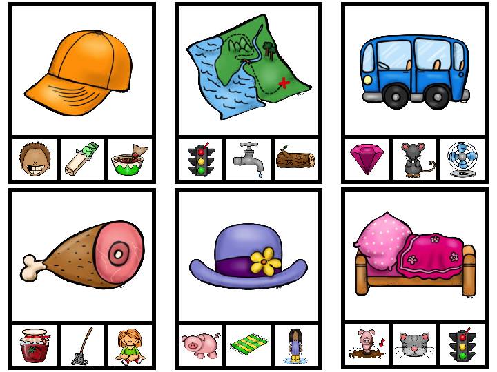 Rhyming Word Activities - Clip Cards - Classful