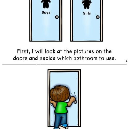 Social Story- I Can Use the Restroom - Classful