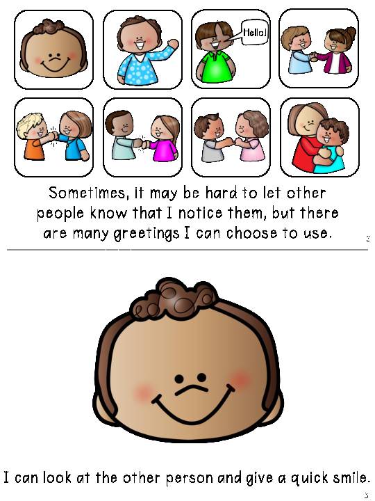 Social Story- I Can Greet Others - Classful