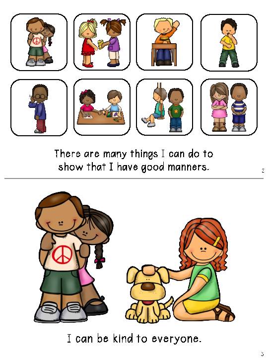 Social Story- I Can Use My Manners - Classful