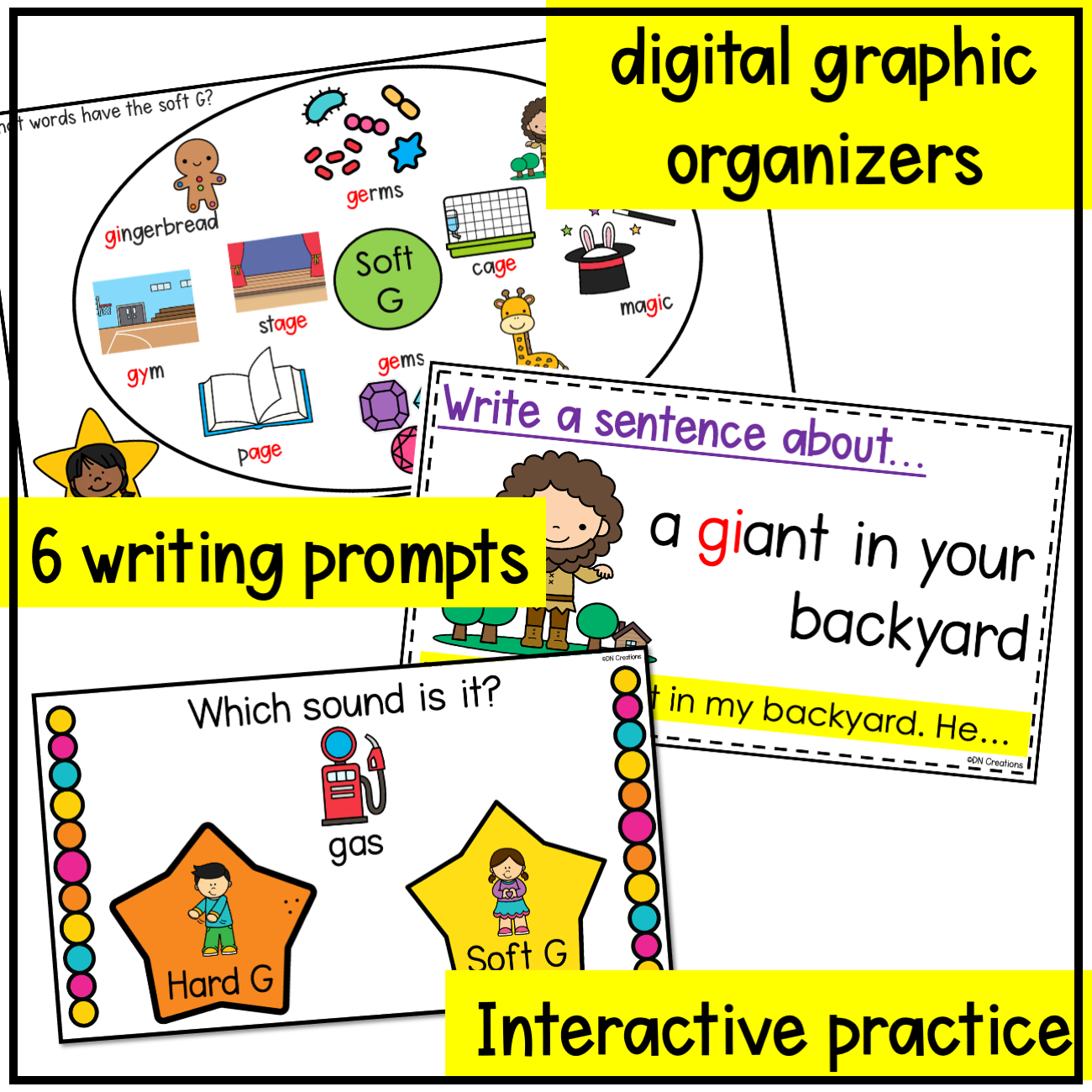 Hard and Soft G Sounds Teaching Slides l Teaching letter G Digital ...