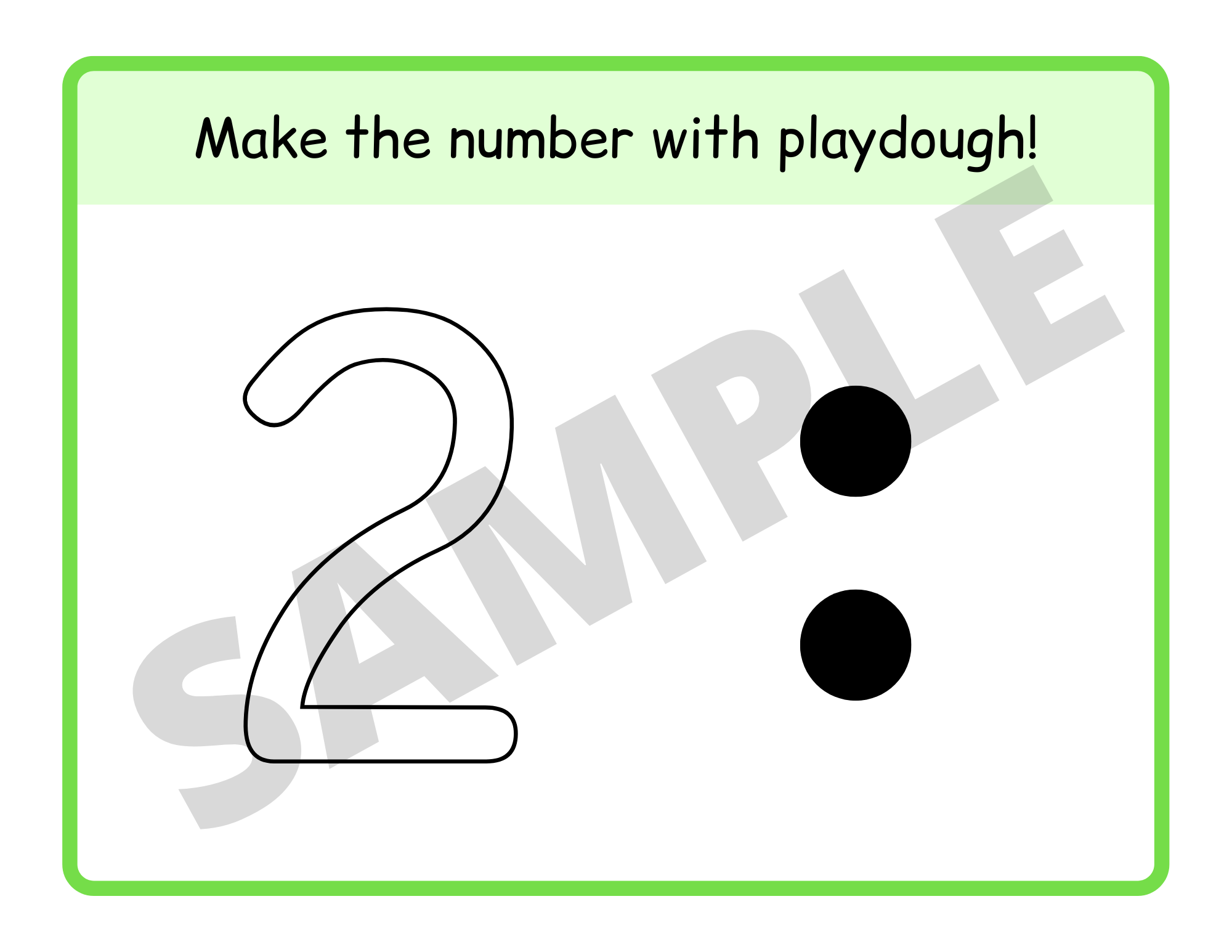 Math Numbers 1-10 Hands-on Playdough Mats For Fun Number Formation [& 0 ...