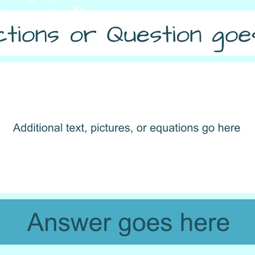 Keep or Pass GAME TEMPLATE (Add Vocabulary Words, Questions, or Math ...