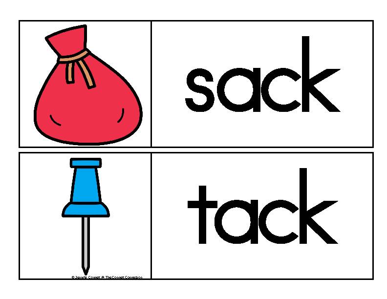 ACK Words Word Wall Cards - Classful