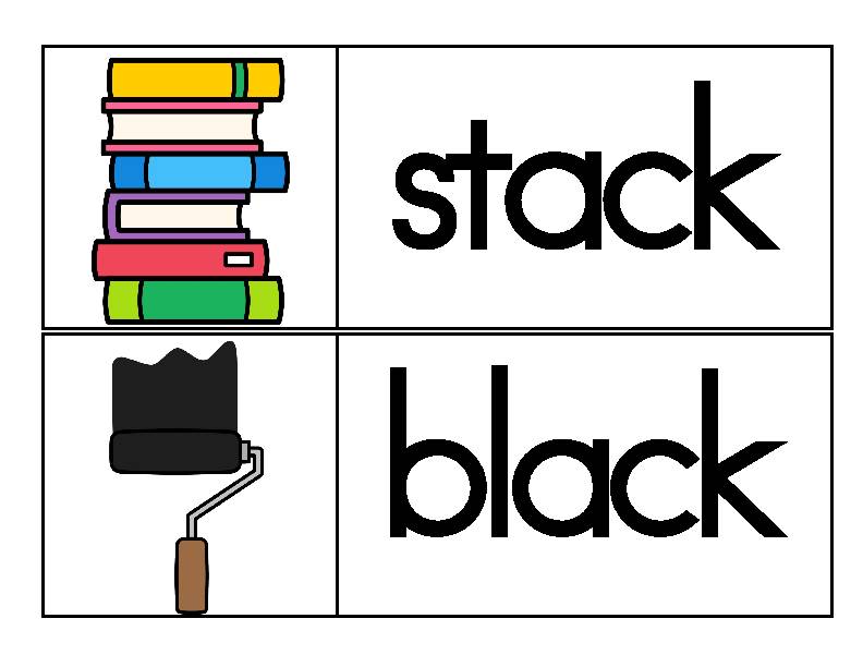 ACK Words Word Wall Cards - Classful