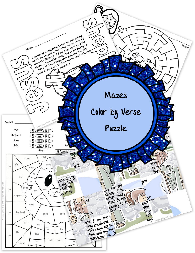 The Good Shepherd Worksheet & Activity Pack - Classful