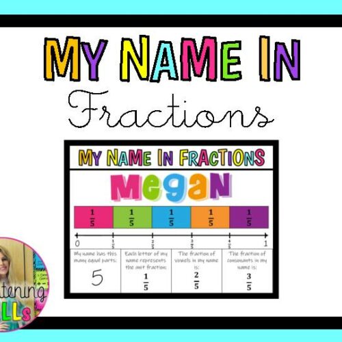 My Name in Fractions - Classful