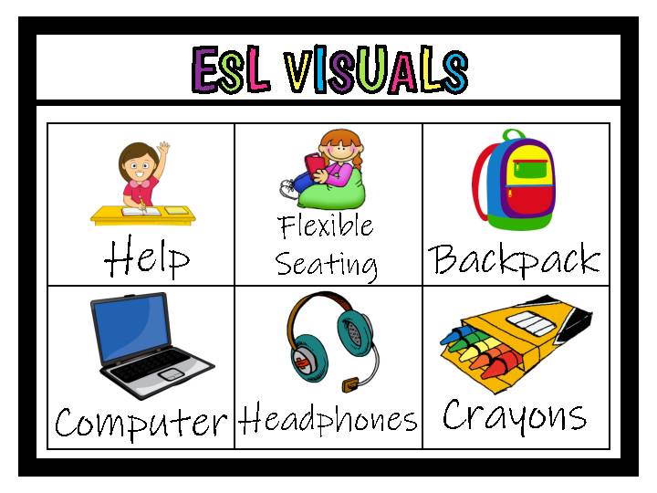 ESL Visual Communication Cards - Classful