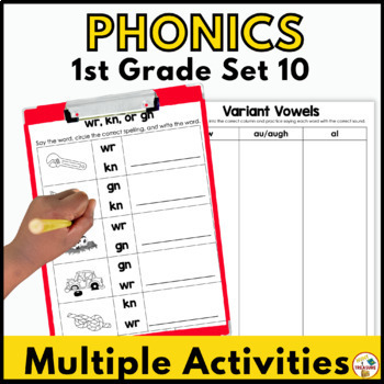 Benchmark Advance Phonics Anchor Charts & Activities | 1st Grade Unit ...