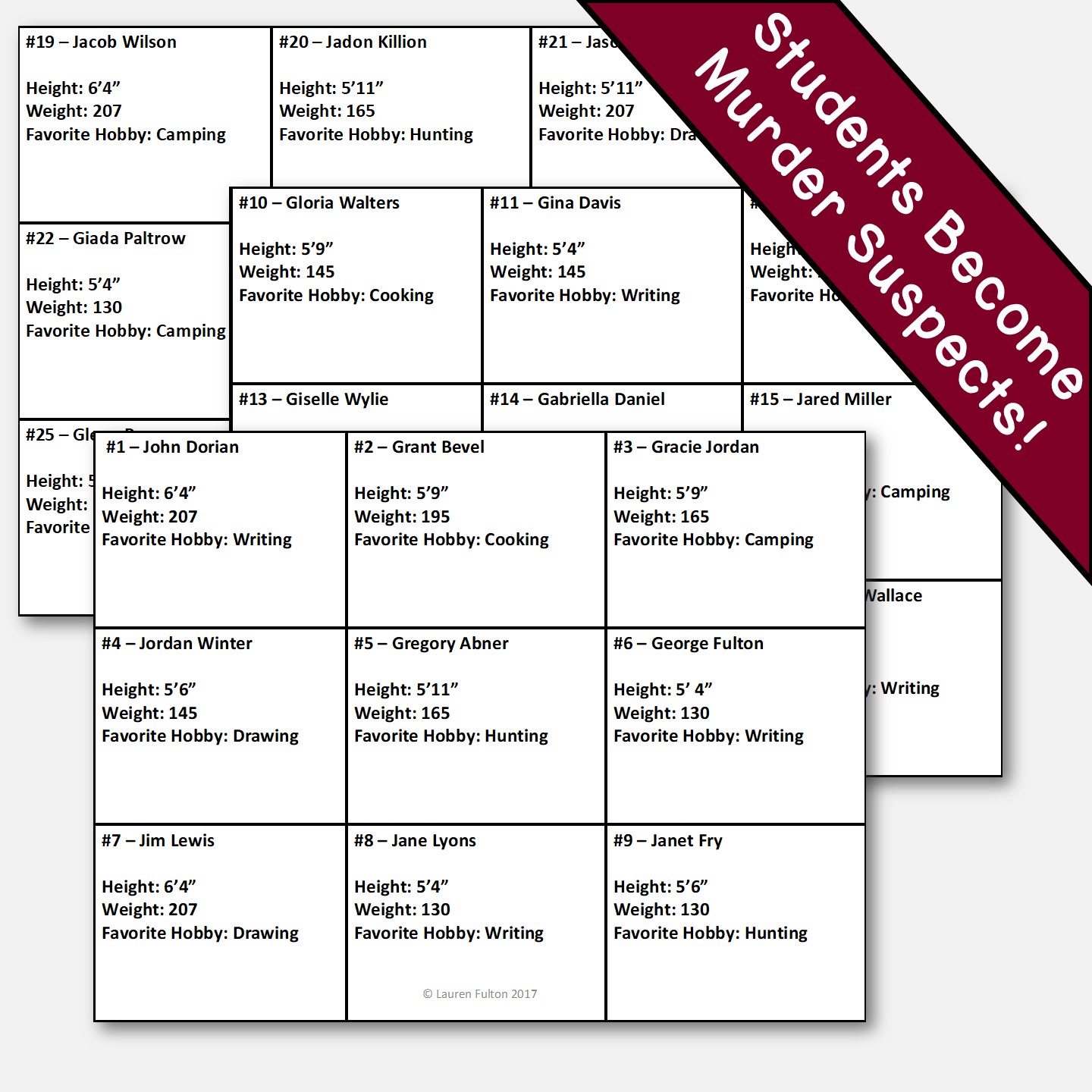 Multi Digit Multiplication and Division Activity Murder Mystery - Classful