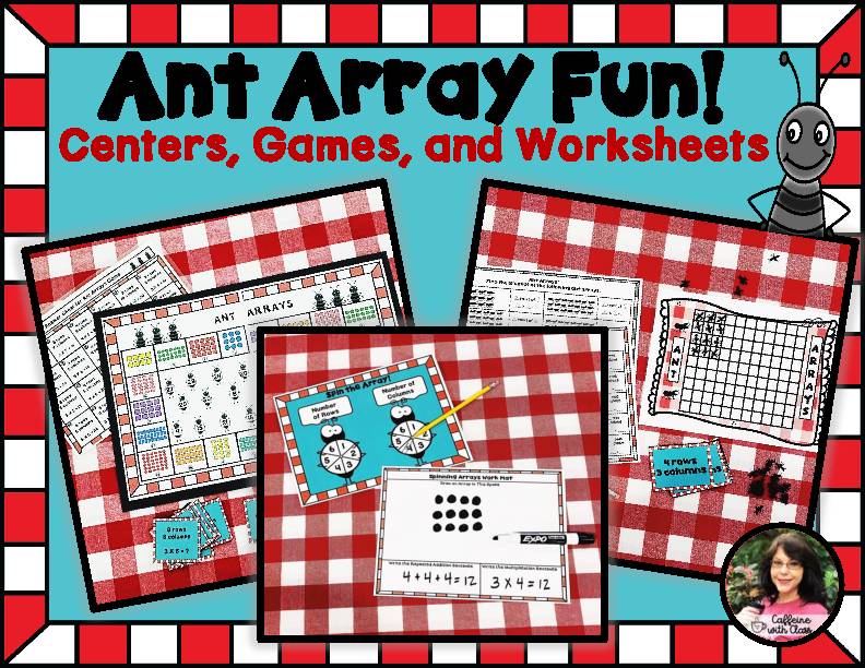 Array Games, Centers, and Worksheets - Classful