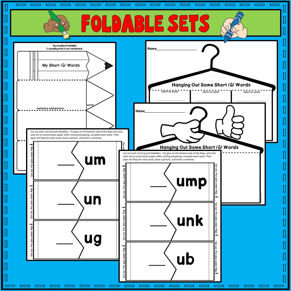Short U Phonics Worksheets and Writing Activities - Classful
