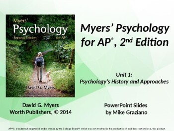 Myers' Psychology for AP (2nd Edition, 2014) - Unit 1 PowerPoint - Classful