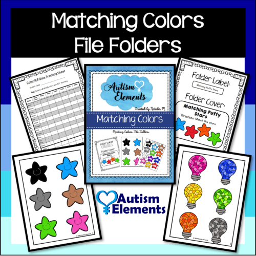 Color Matching File Folders- SPED & Autism Resources - Classful