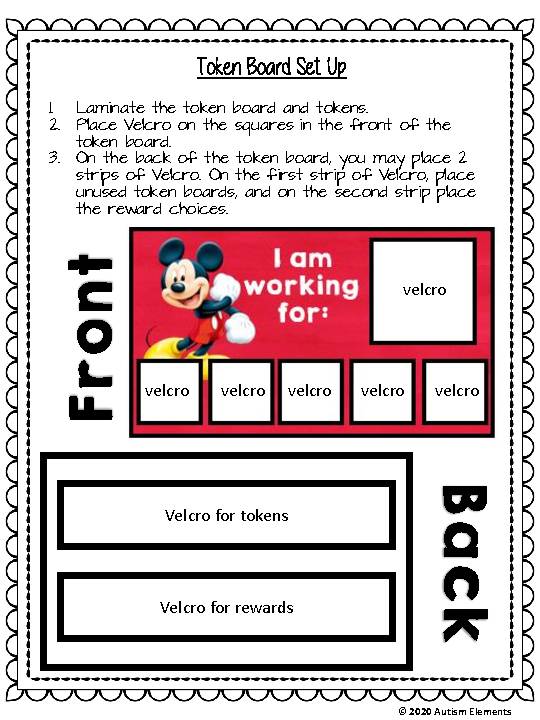 Mickey Mouse ClubHouse Behavior Visual Supports-Token Boards & First ...