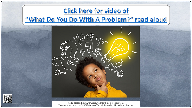 What Do You Do With A Problem? Ready to Use Social-emotional Learning ...