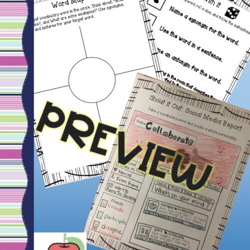 Word Wall - Tier 2 & Tier 3 Words and Activities - Classful