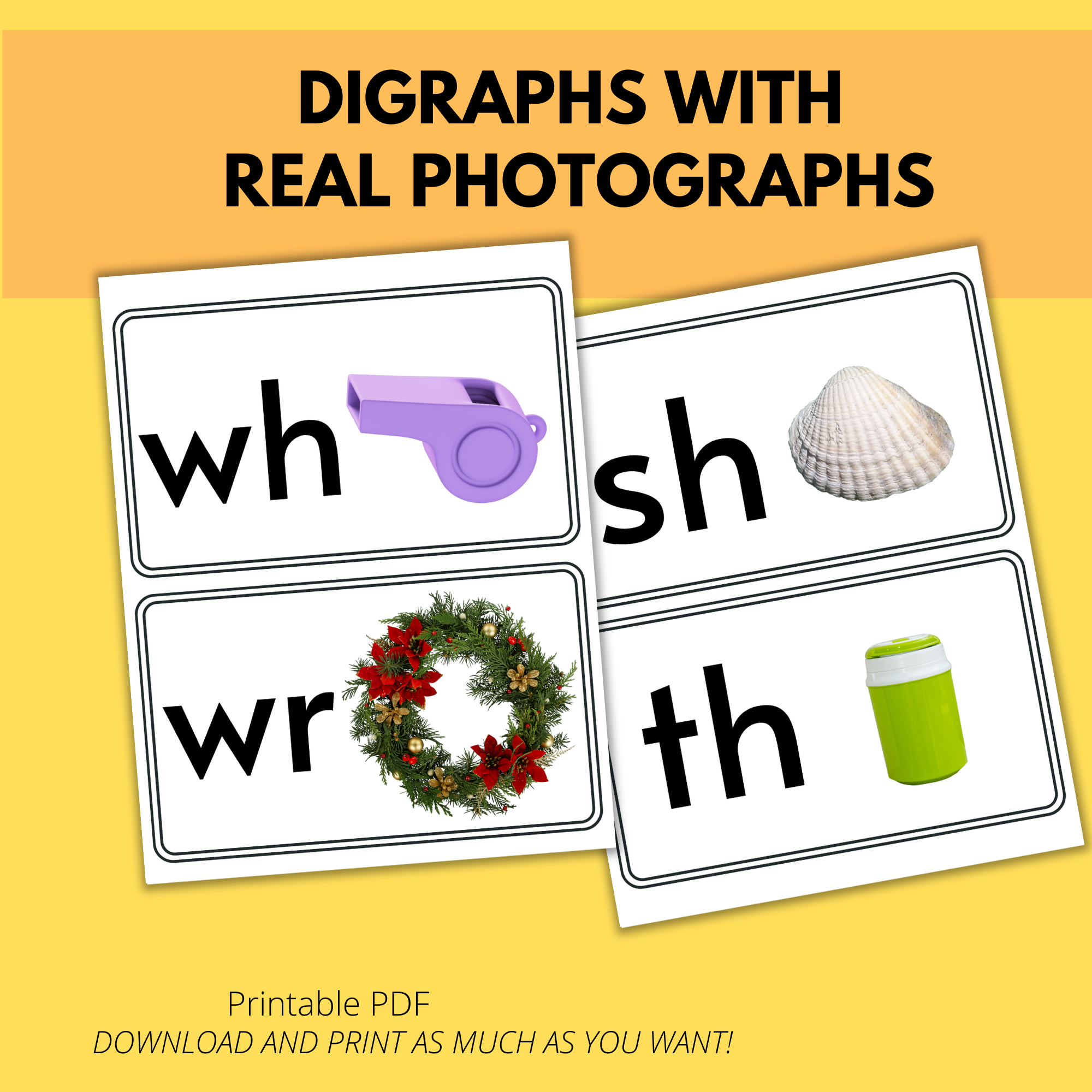 Blends & Digraphs Bulletin Cards, Consonant Pairs, Consonant Blends ...